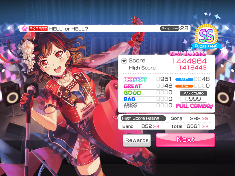 progress?? i guess so lol i can’t even CLEAR setsuna trip on special let alone hell or hell lmao ...