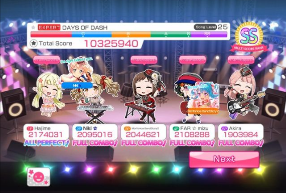 Full full combo oh my gee | Feed | Community | Bandori Party - BanG ...