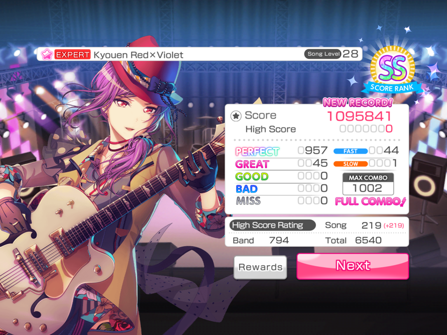 wooooo on first attempt full combo’ed the new yukiran song ; i live for ...