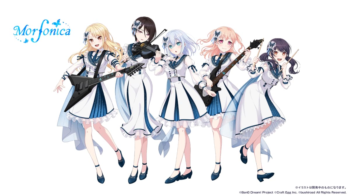 7年目の各バンドの新キービジュアルです♪ - Morfonica | Official art list | BanG Dream ...