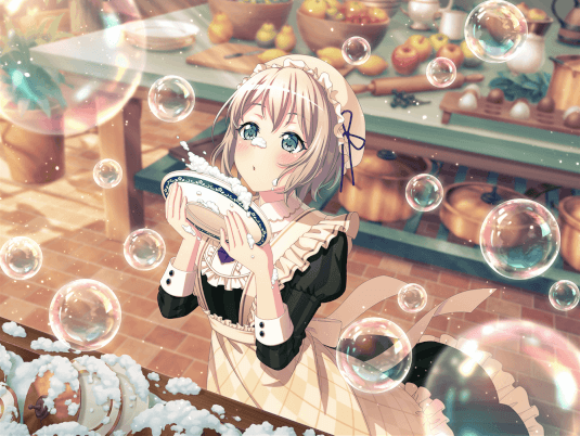 Moca Aoba - Happy - A Hawaza Coffee Regular | Cards list | Girls Band ...