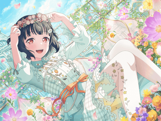 Rimi Ushigome - Happy - Rimi's Resolve | Cards list | Girls Band Party | Bandori Party - BanG ...