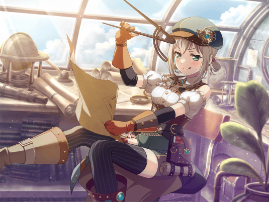 Moca Aoba - Happy - Bread from a Hero | Cards list | Girls Band Party ...