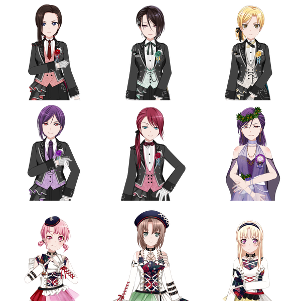 Costumes list | Costumes list | Girls Band Party | Bandori Party - BanG ...