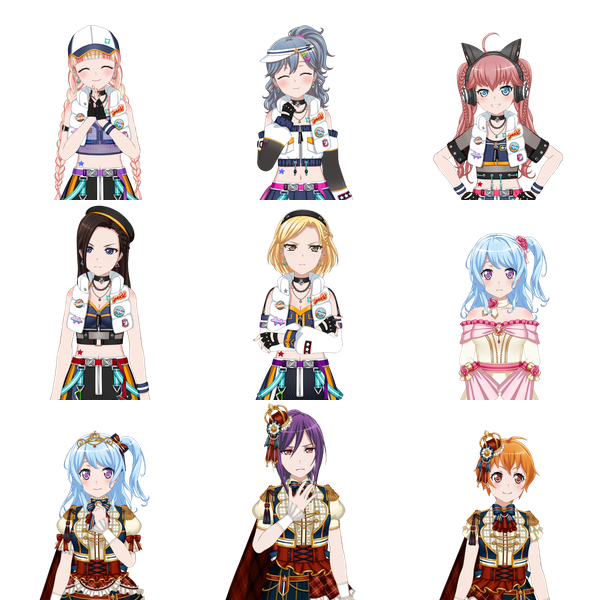 Costumes list | Costumes list | Girls Band Party | Bandori Party - BanG ...