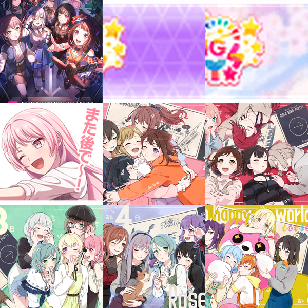 Assets list | BanG Dream! | Bandori Party - BanG Dream! Girls Band Party