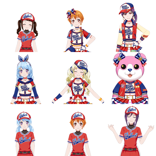 Costumes list | Girls Band Party | Bandori Party - BanG Dream! Girls ...