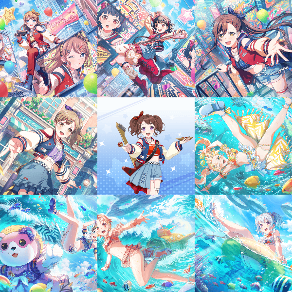 Cards list | Girls Band Party | Bandori Party - BanG Dream! Girls Band ...